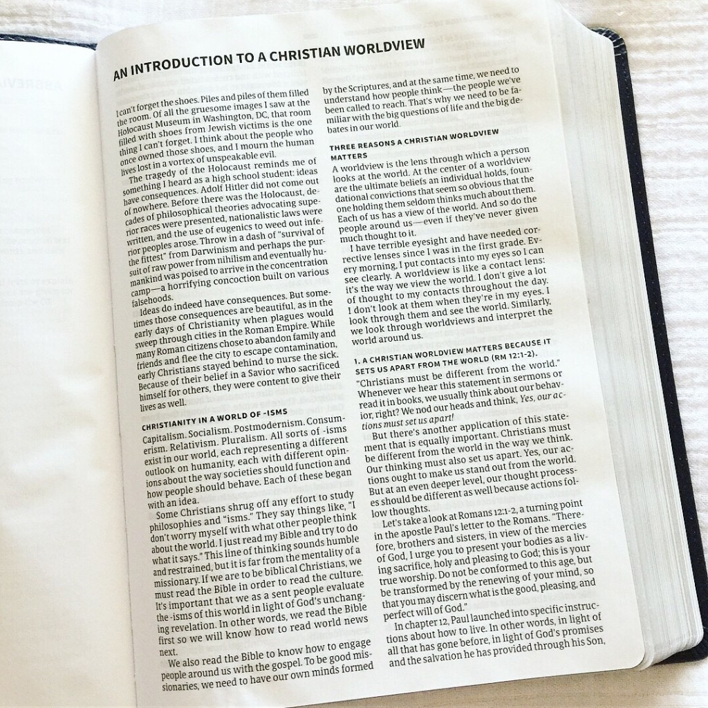 College Bound: CSB Worldview Study Bible [Review] – Kountingsheep